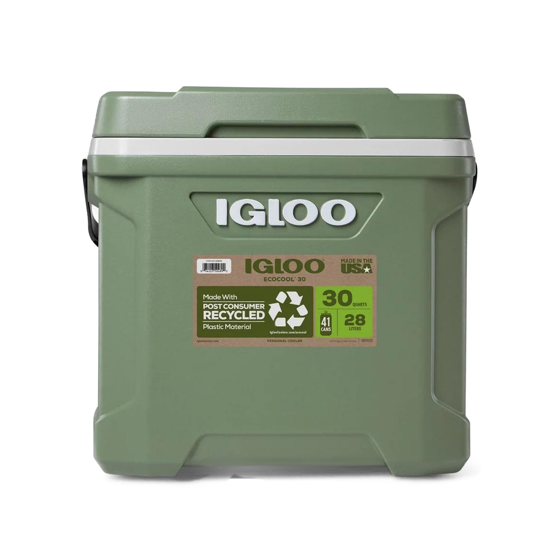 HIELERA 30 QT VERDE ECOLÓGICO IGLOO — TOMACO
