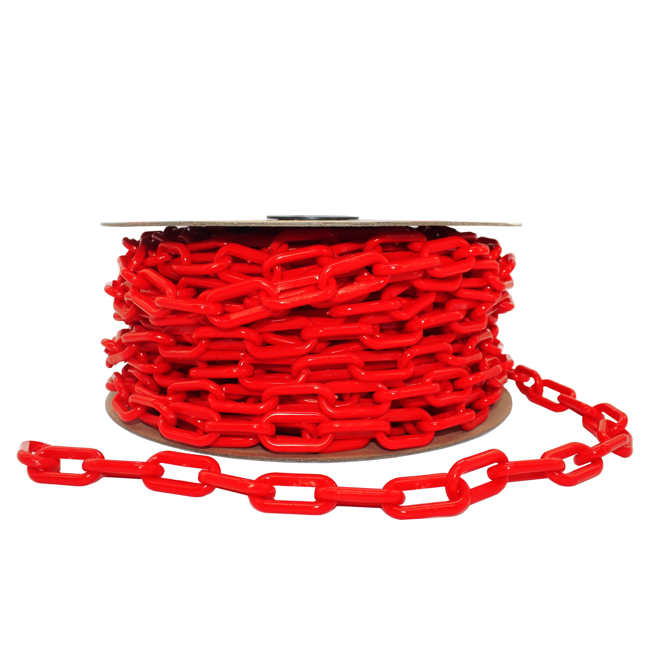 ROLLO CADENA PLASTICA ROJA 5 MM X 25 MTS MAPLE SAFE — TOMACO