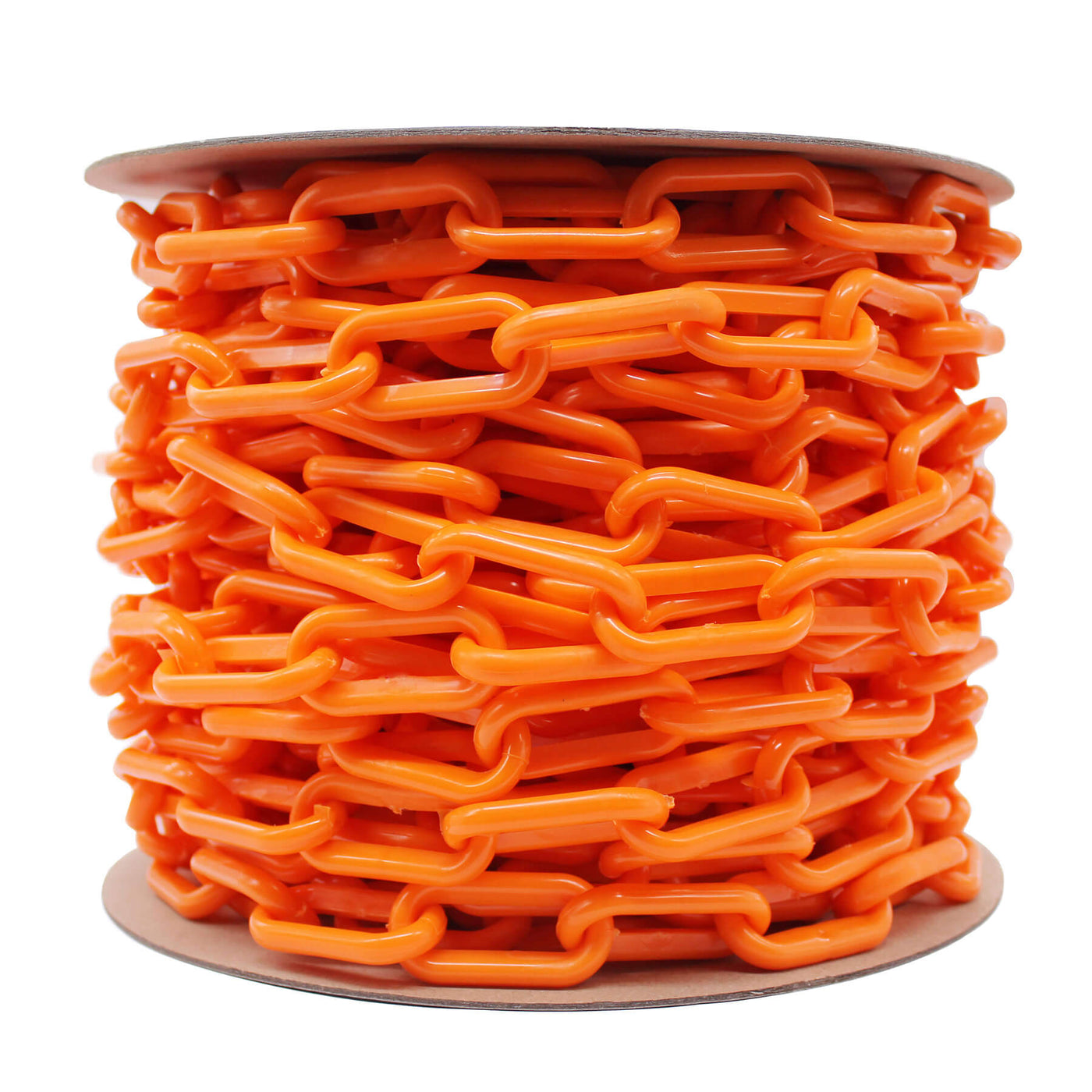 ROLLO CADENA PLASTICA NARANJA 8MM X 25 MTS MAPLE SAFE — TOMACO
