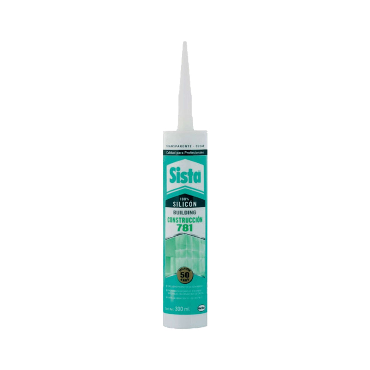 SILICON 781 CONSTRUCCION BLANCO SISTA 300 ML — TOMACO