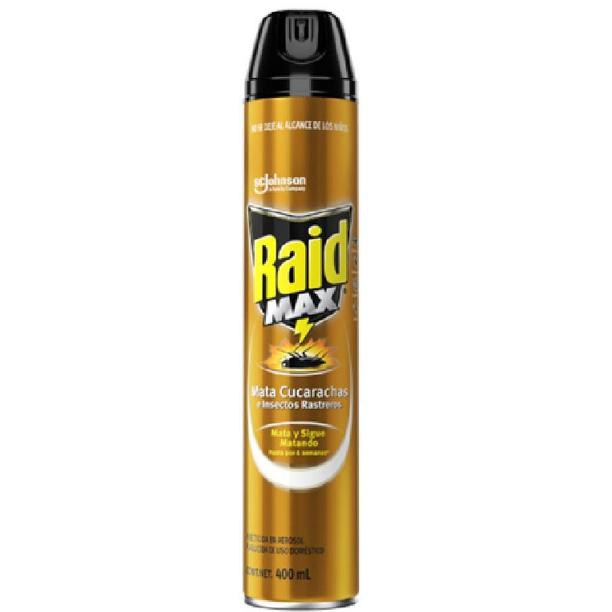 DESINFECTANTE EN AEROSOL RAID MAX 400ML — TOMACO